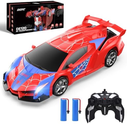 Amazon.com: DEERC Spider RC Car Transform Robot, 2.4GHz Remote Control ...