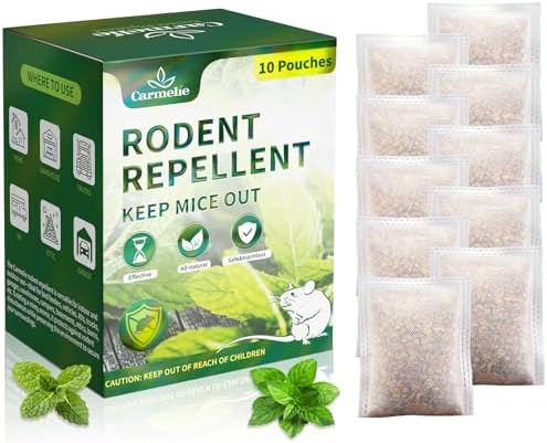 Amazon.com: Carmelie Mouse Repelling Pouches, Mice Repelling Indoor ...
