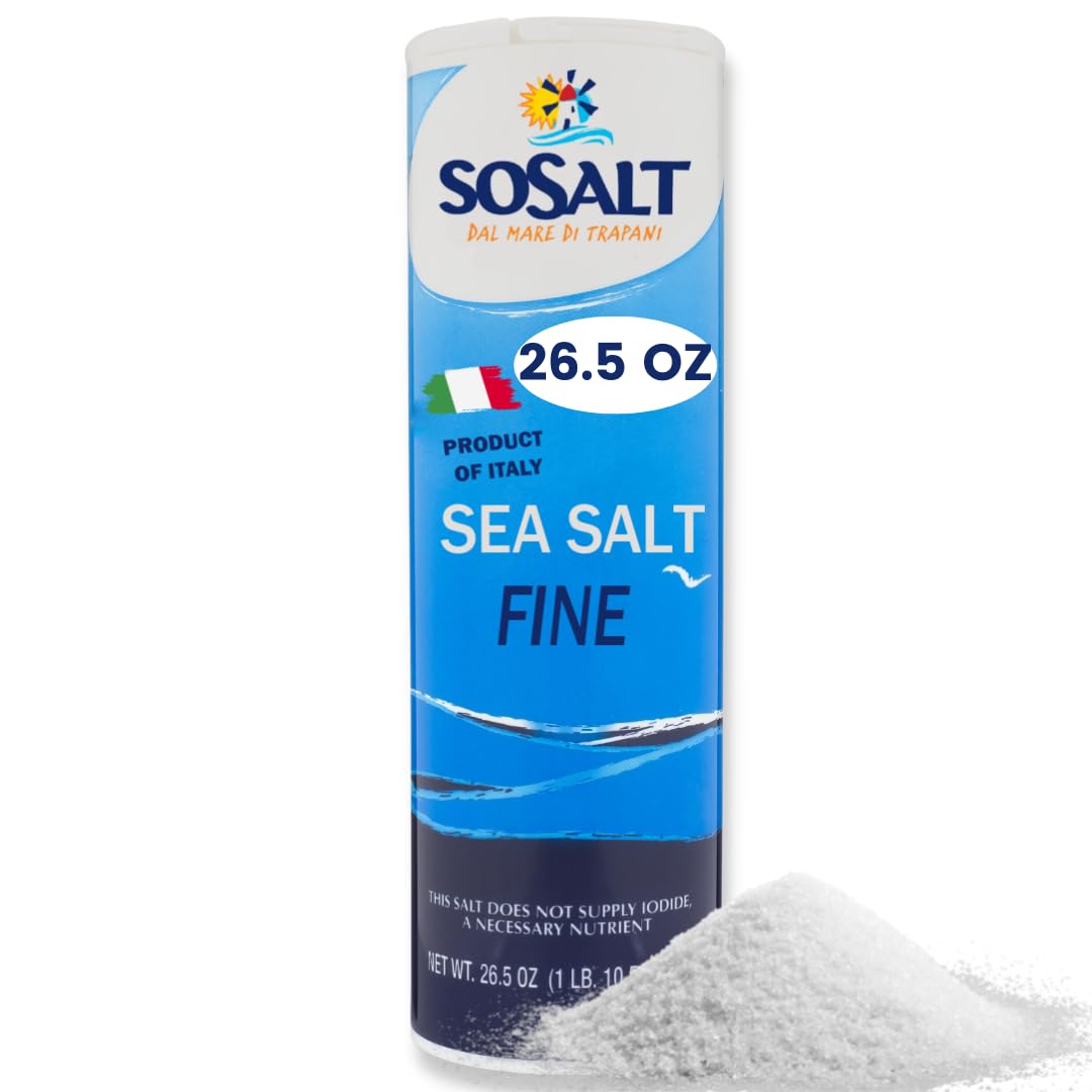 Amazon.com : SOSALT DAL MARE DI TRAPANI Fine Sea Salt, Sicilian Sea ...