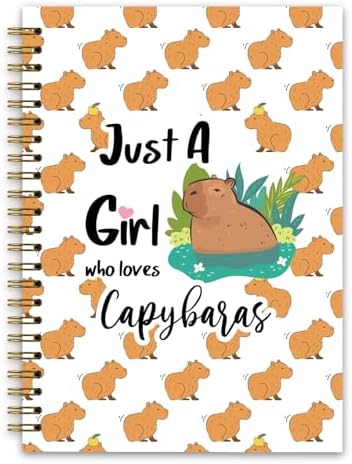 Amazon.com : NaZaUK Cute Capybara School Notebooks, Cute Capybara ...