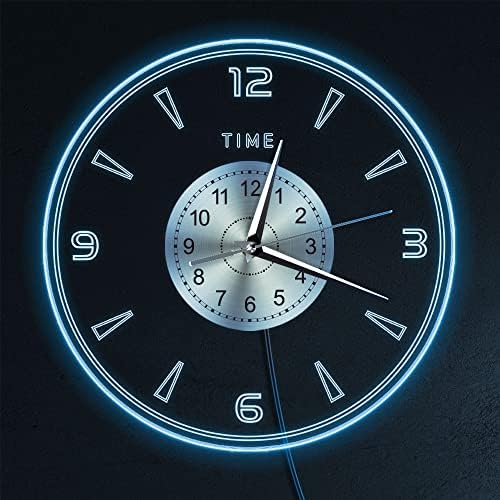 Amazon.com: 12'' Luminous Wall Clock with 7 Luminous Modes, Modern LED ...