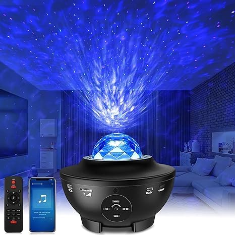 FLIGGY Plastic Galaxy Projector, Star Projector 3 in 1 Night Light ...
