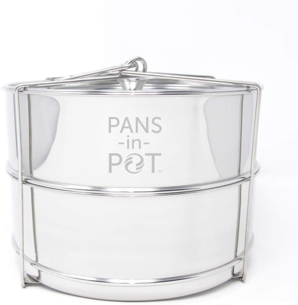 Amazon.com: 8QT Stainless Steel Stackable Steamer Insert Pans with MAX ...