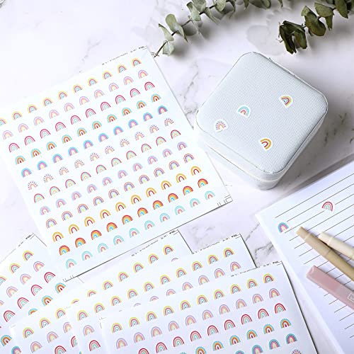 Snapklik.com : 3000 Pcs Rainbows Stickers For Kids Boho Small Rainbows ...