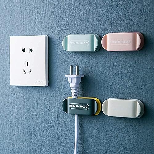 Amazon.com: 20 Pcs Plastic Wall Plug Hook, Multi-functional Power Plug ...
