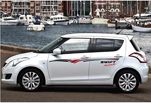 ISEE 360 Vinyl Swift Car Sports Stickers Exterior Bumper Sides Hood ...