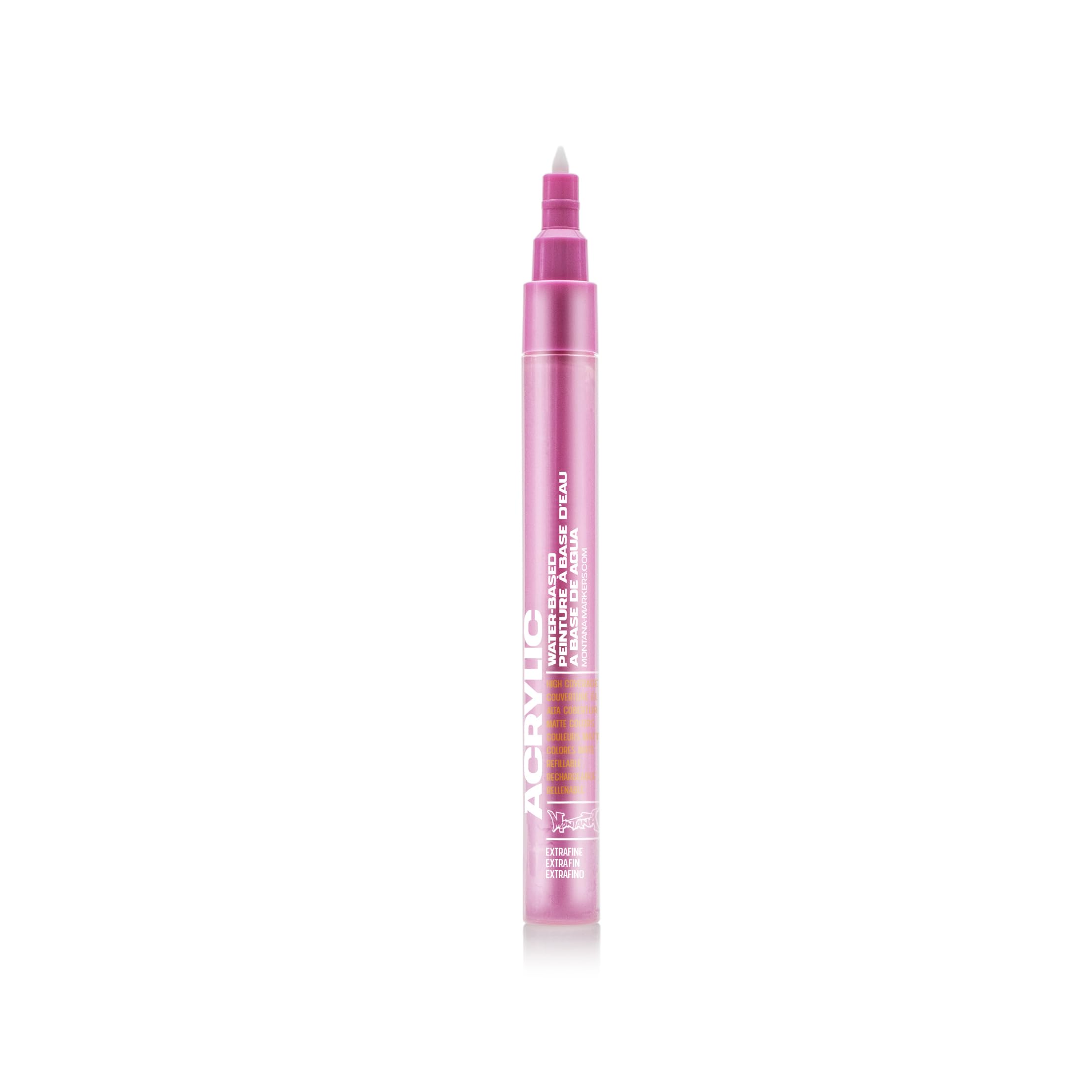 Amazon.com: Montana Acrylic Marker .7mm Extra Fine Tip - Shock Pink ...