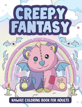 Amazon.com: Pastel Goth Cute and Creepy Coloring Book: A Coloring Book ...