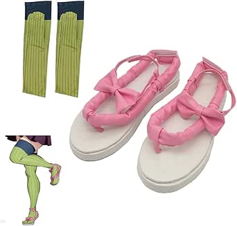 Amazon.com: SZMLJH Kanroji Mitsuri Shoes with Socks Anime Kanroji ...