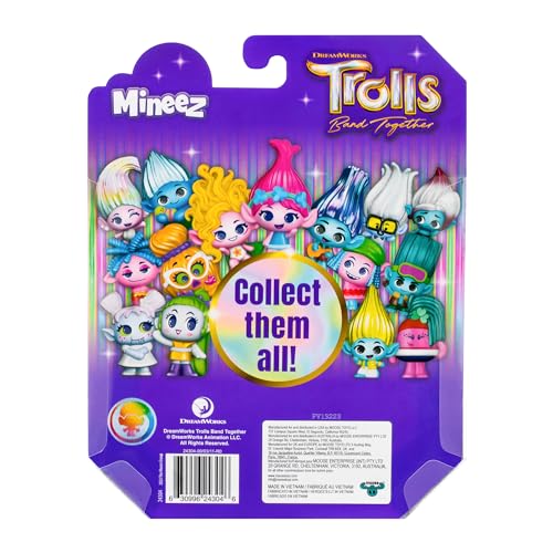 Snapklik.com : Trolls DreamWorks Band Together Mineez 5 Surprise Pack