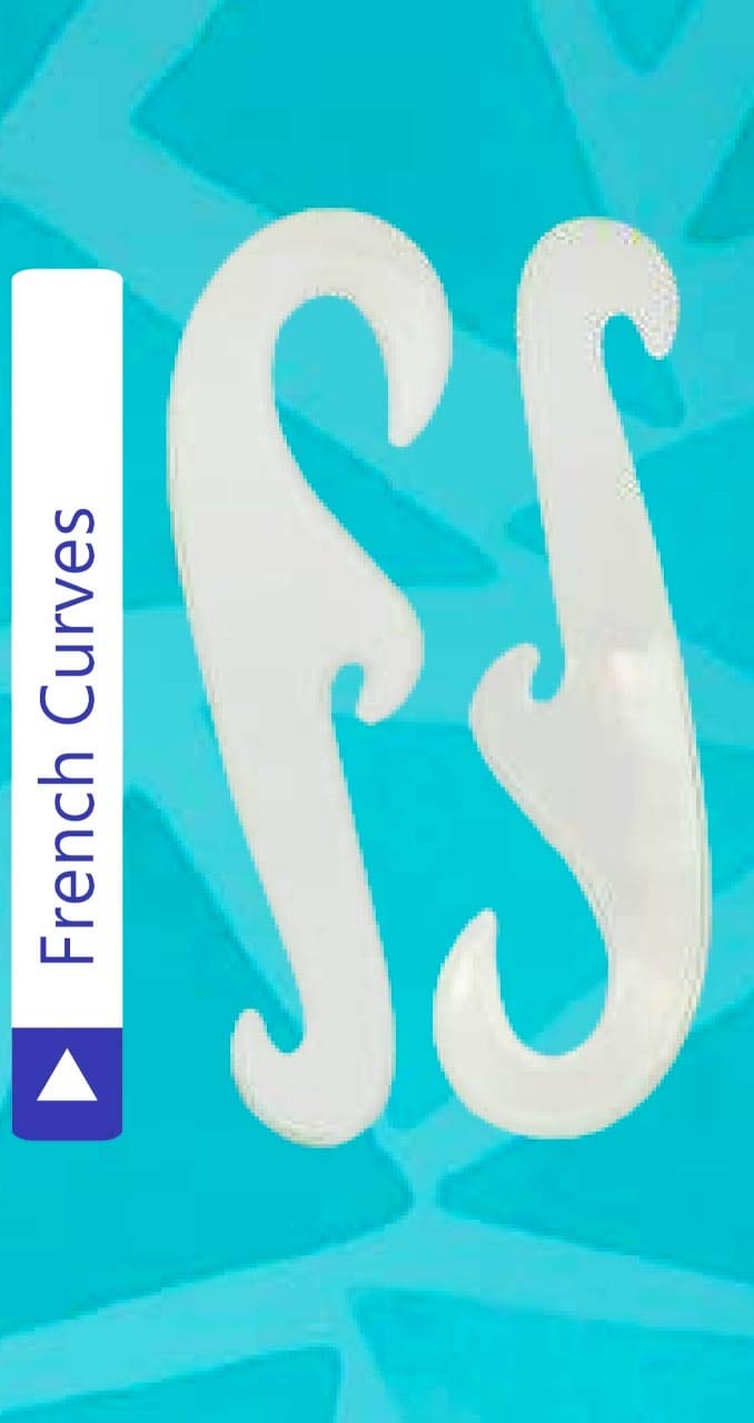 First Click French Curves Stencil Set : Amazon.in: Home & Kitchen