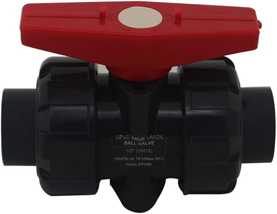 Pvc kugelhahn klebemuffe 20 25 32 40 50 63 75 90 110mm absperrhahn pvc hahn ventil kugelventil ...