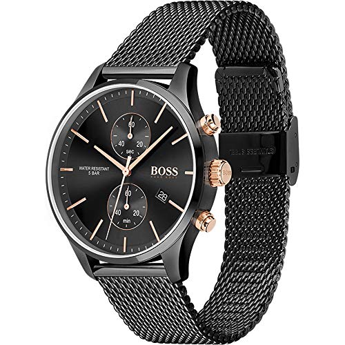 Hugo Boss Commissioner Analog Black Dial Men's Watch-1513877 | atelier ...
