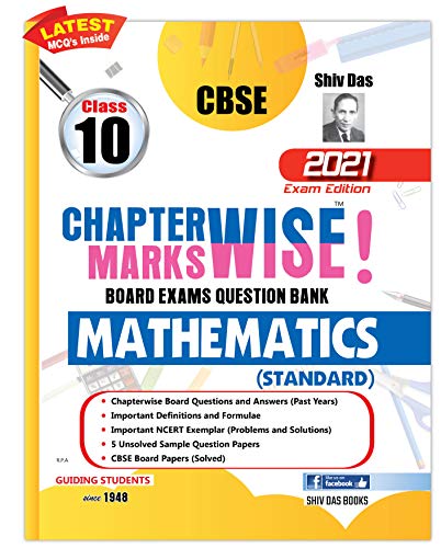 CBSE Chapterwise Question Bank Class 10 Mathematics (Standard) for 2021 ...