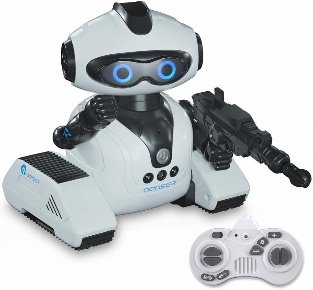 Amazon.com: WOWELLO Emo Robot Toys for Kids, Rechargeable Remote ...
