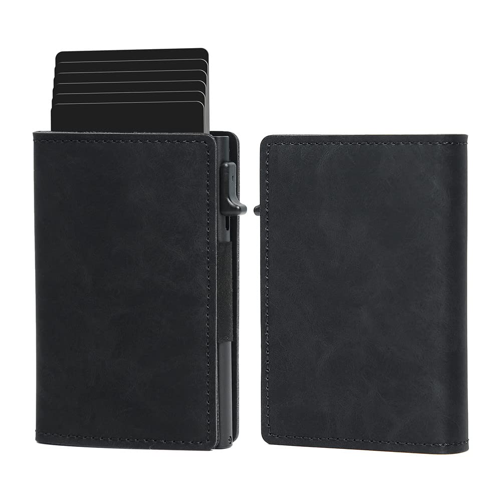 Amazon.com: Pop Up Card Wallet for Men, RFID Automatic Credit Card ...