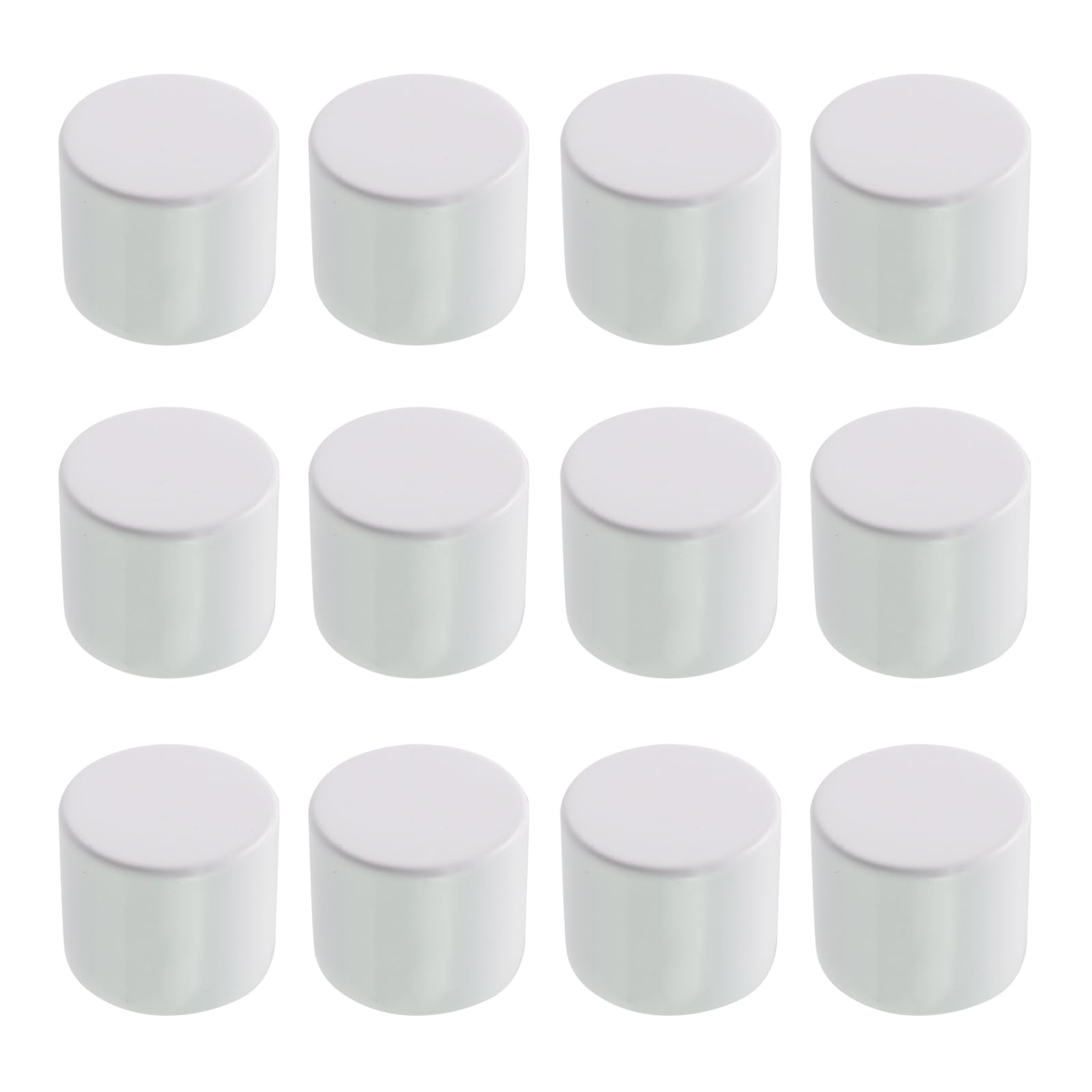 Amazon.com: Antrader 1/2" PVC Pipe End Cap Fitting,12Pcs Schedule 40 ...