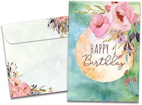 Amazon.com : Tree-Free Greetings - Birthday Cards - Artful Designs - 1 ...
