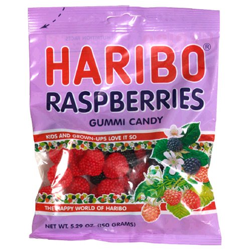 Amazon.com : Haribo, Raspberries and Blackberries, 5 oz bag : Grocery ...
