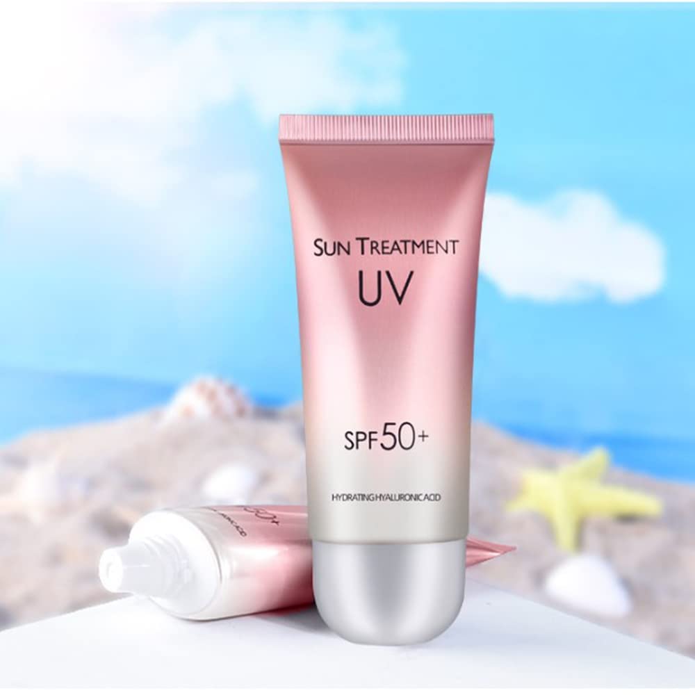 Crema de protección solar UV Aislamiento Spf50+, 2.12 oz Crema de protección solar (2PCS) – Yaxa ...