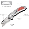 FC Folding Heavy Duty Utility Knife - Pocket Box Cutter with Holster ...
