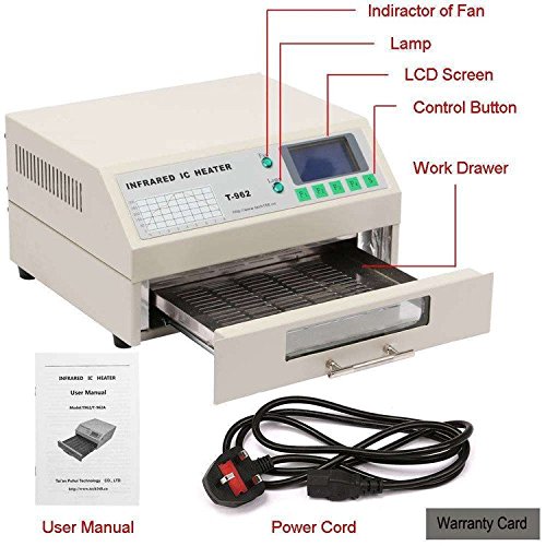 Buy KOHSTAR PUHUI T962 Reflow Oven Infrared IC Heater SMD BGA Soldering ...
