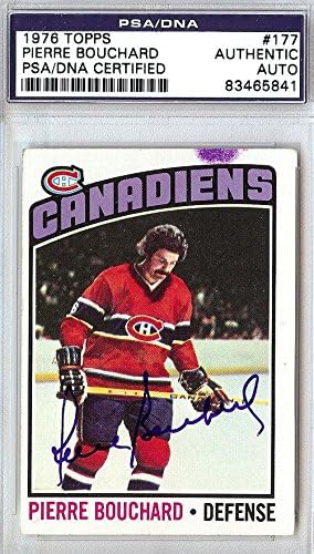 Pierre Bouchard Autographed Signed 1976 Topps Card Montreal Canadiens ...