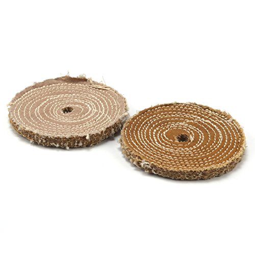 Sisal Cloth Buffing Wheel Woven Sisal Buff for Polishing Tool 4inch Pack 10