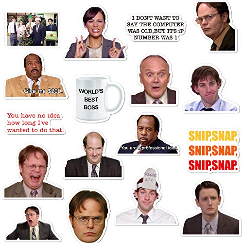 Buy The Office Stickers, Funny Office Meme Stickers, Vinyl Waterproof ...