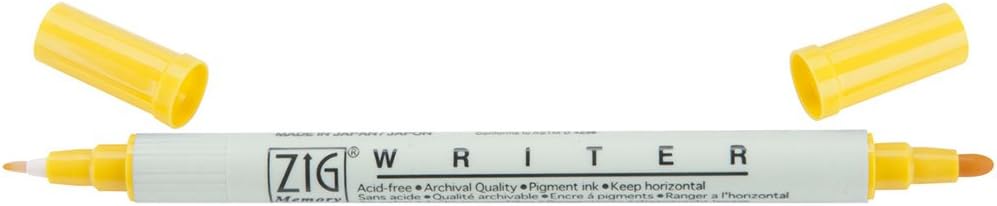 Amazon.com: Zig Memory System Writer Dual Tip Marker, Summer Sun