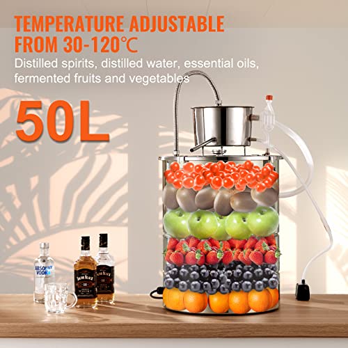 Snapklik.com : Electric Alcohol Still 13Gal/50L,230V/60Hz, Alcohol ...
