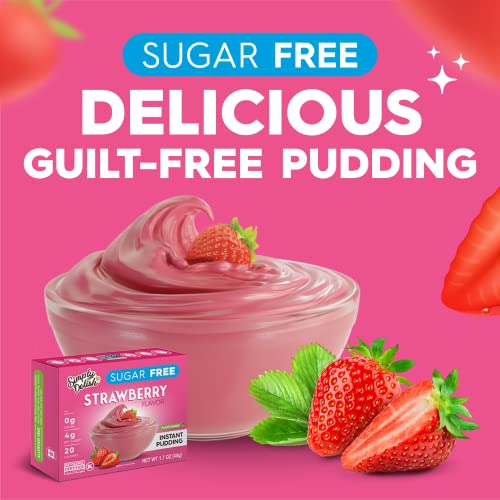 Snapklik.com : Simply Delish Instant Delicious Strawberry Keto Pudding ...
