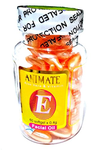 Animate Vitamin-E Capsules-60 Capsules (1 Bottle) : Amazon.in: Health ...