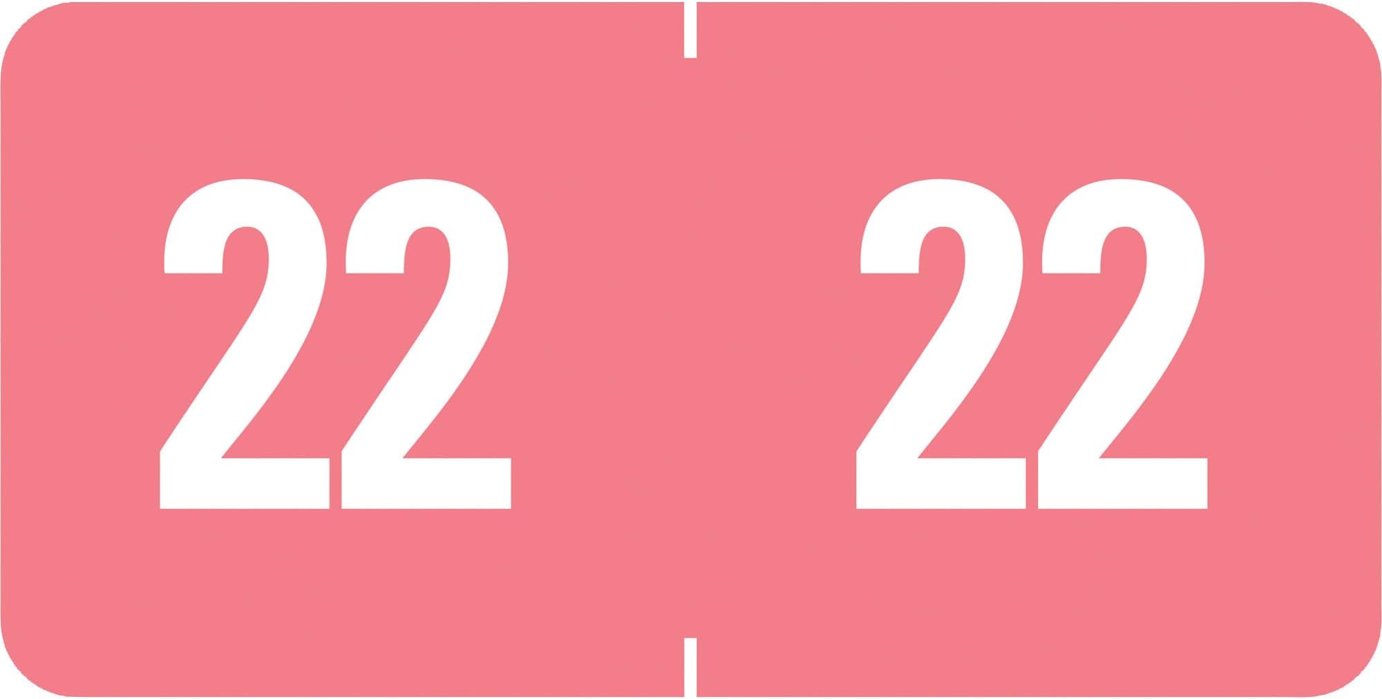 Amazon.com : Smead ETYJ Color-Coded Year Labels, 2021, Yellow, 500 ...