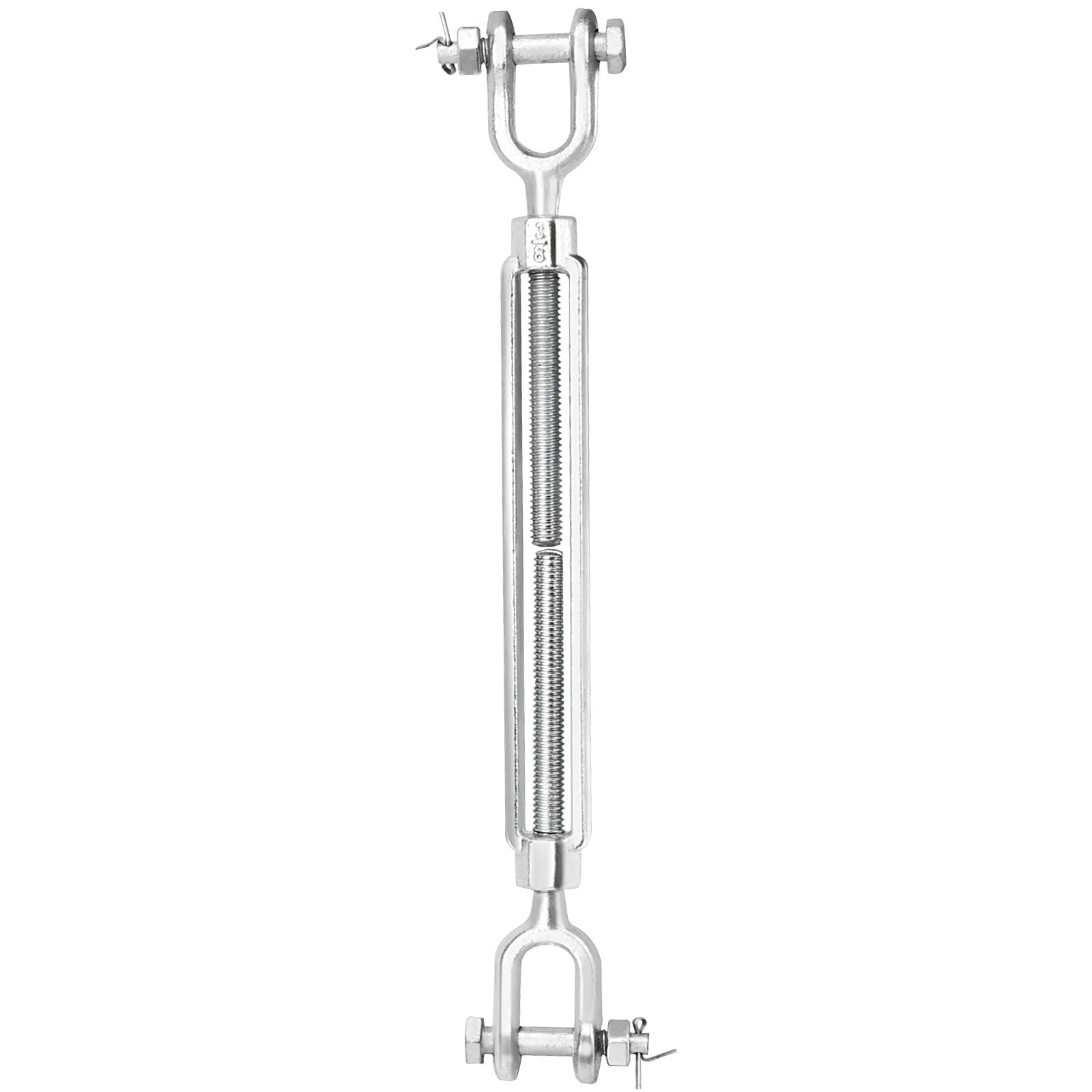 Galvanized Steel Turnbuckles 11.6 Inch 4 PCS M10 Jaw Turnbuckles - 11.6 ...