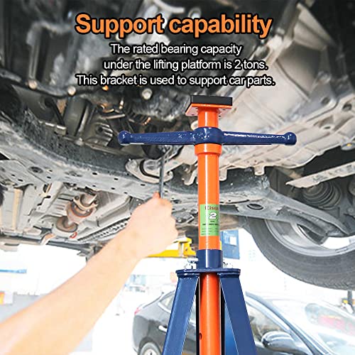 High Position Lift Strongway 2-Ton Tripod Jack Stand - High Position ...