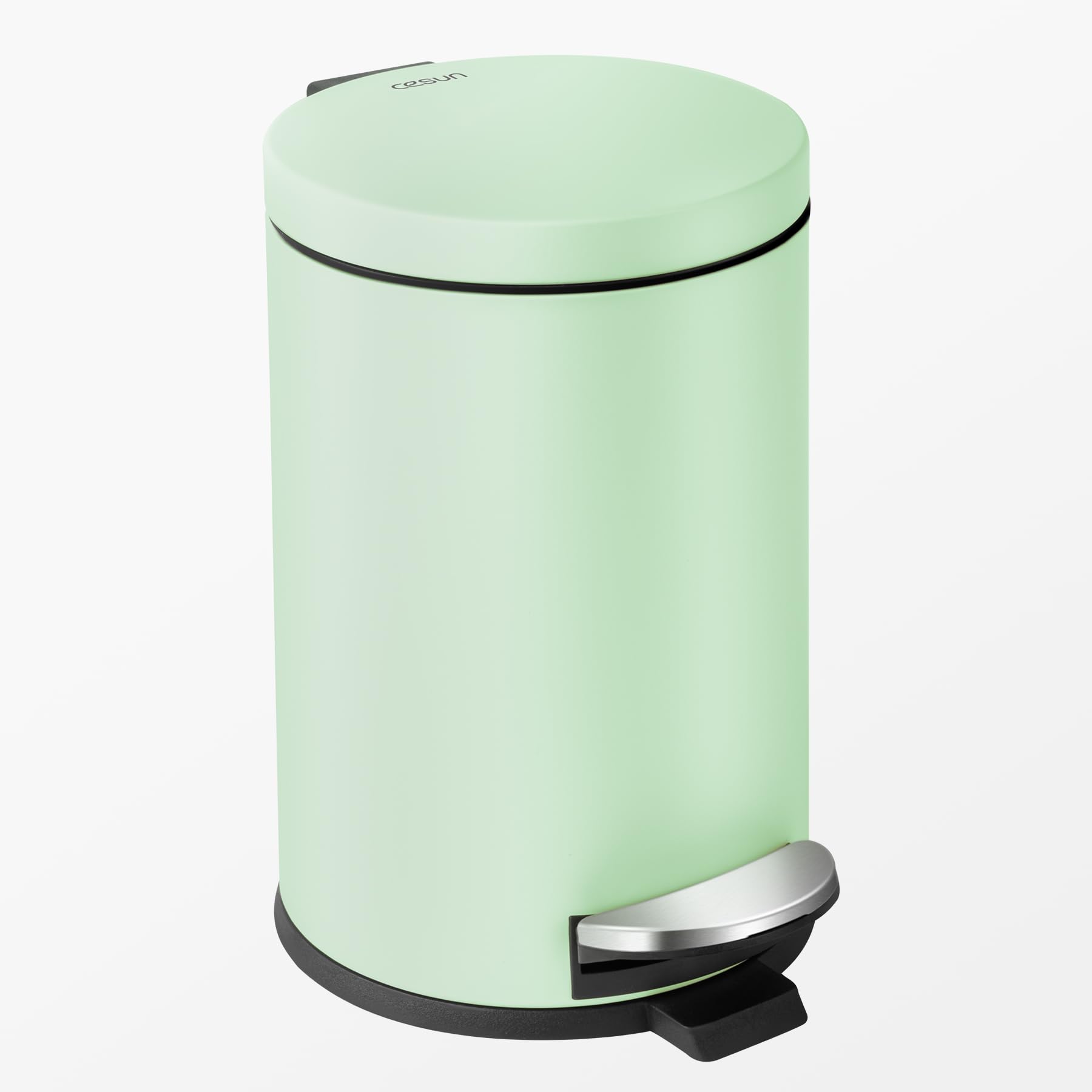 Snapklik.com : Cesun 1.2 Gallons Small Green Trash Can, Bathroom ...