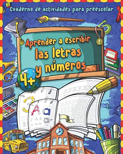 Aprender A Escribir Letras Y Numeros Gran Cuaderno De Numeros ...