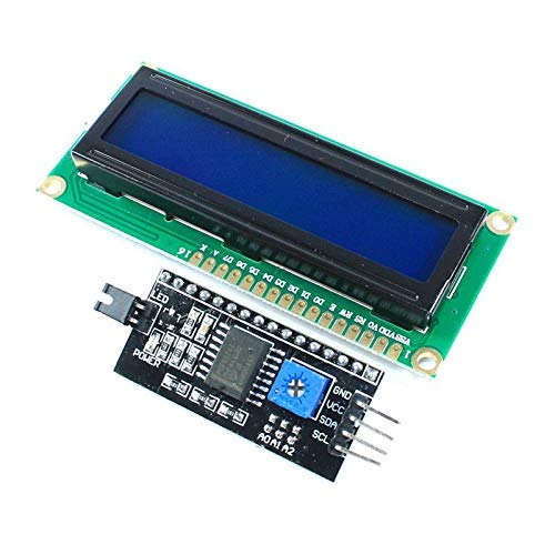 Robotbanao 16x2 Characters (1602) Alphanumeric LCD Display For Microcontrollers - Blue Backlight ...