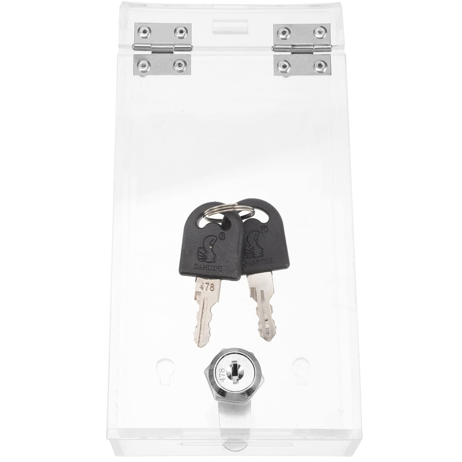 Amazon.com: Zerodeko Key Lock Box Cellphone Case Clear Cell Phone Lock ...