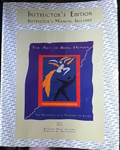 Amazon.com: The Art of Being Human: The Humanities As a Technique for ...