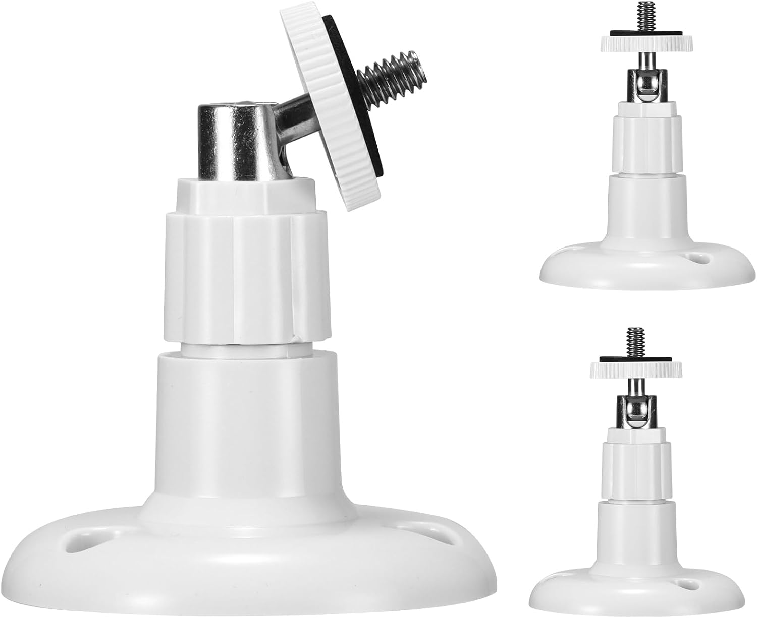 PZJFH 3 Pcs Camera Wall Mount Bracket, 360° Adjustable Security Camera ...