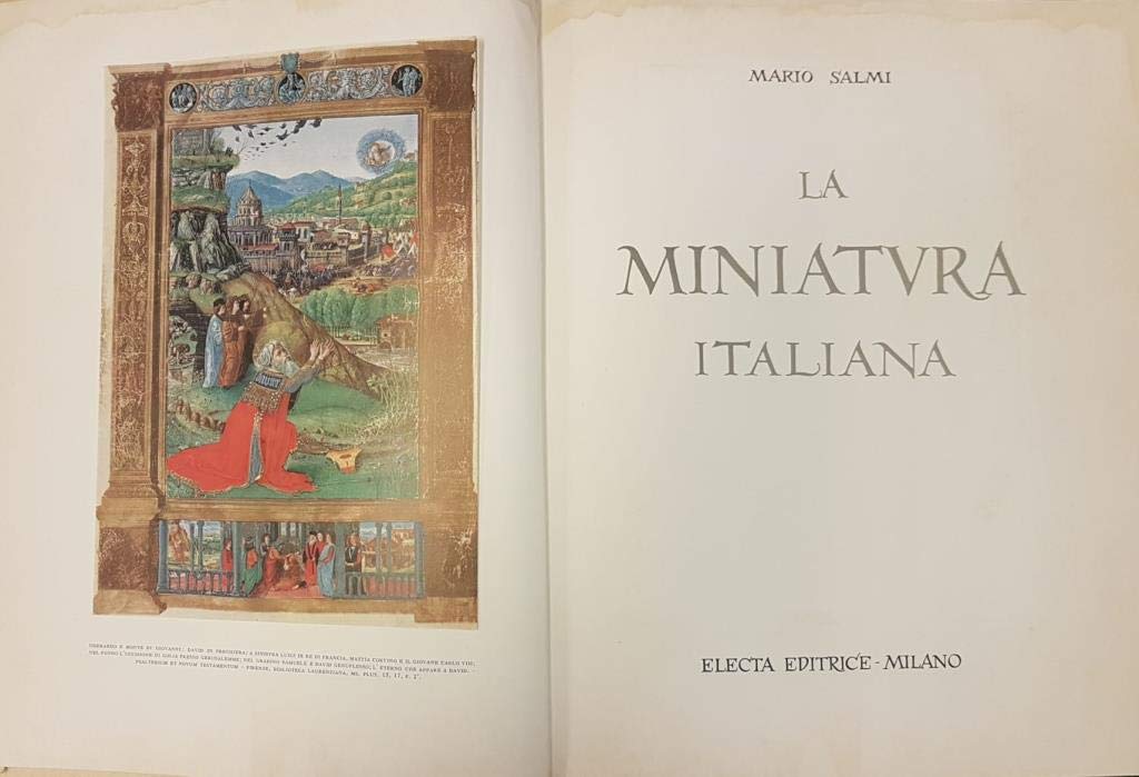 Amazon.com: La Miniatura Italiana: Mario Salmi: Books