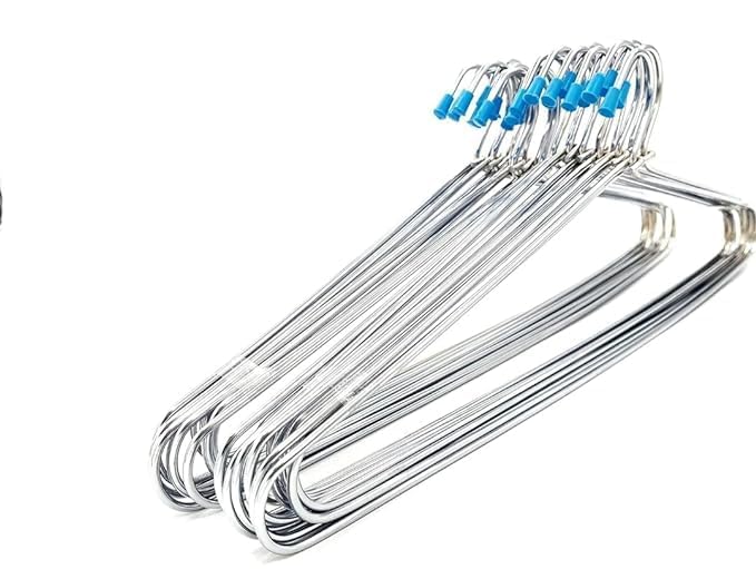 MN Collection Steel Cloth Hanger Set of 12 : Amazon.in: Home & Kitchen