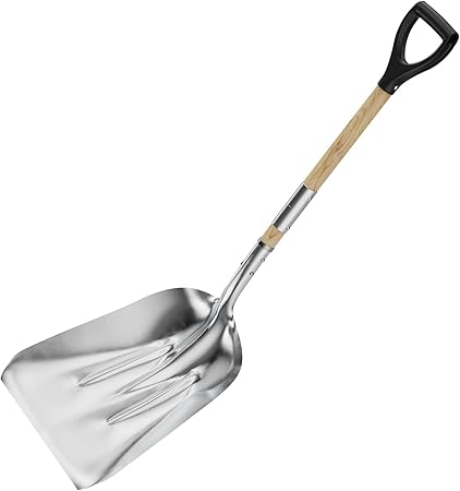 Amazon.com : Aluminum Shovel with D-Handle - Stable While Light Weight ...