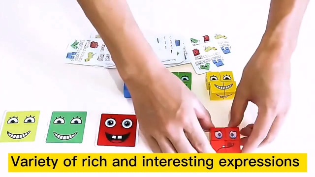 Watch Play Instruction of Face Change Cube Building Game on Amazon Live