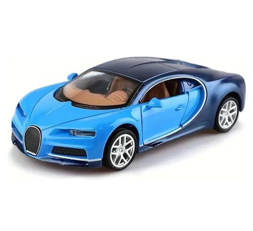 VIPS CORP Bugatti CHIRON Diecast Metal Pullback Toy car with Openable ...