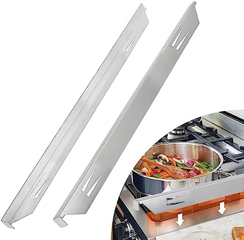 uxcell Stainless Steel Stove Gap Covers (2 Pack), 25 Inch Kitchen Oven ...