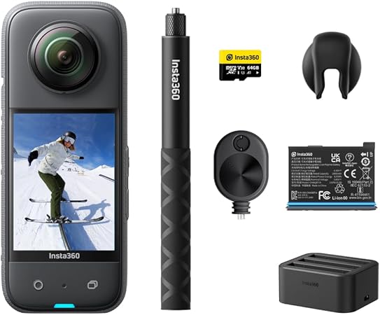 Amazon.com : Insta360 X3 Ultimate Kit - 360 Action Camera with 5.7K 360 ...