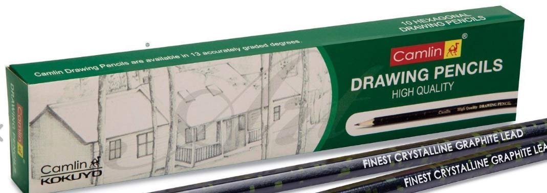 Camlin Drawing Pencil HB (10 Pcs Pack) Set of 2 : Amazon.in: Toys & Games